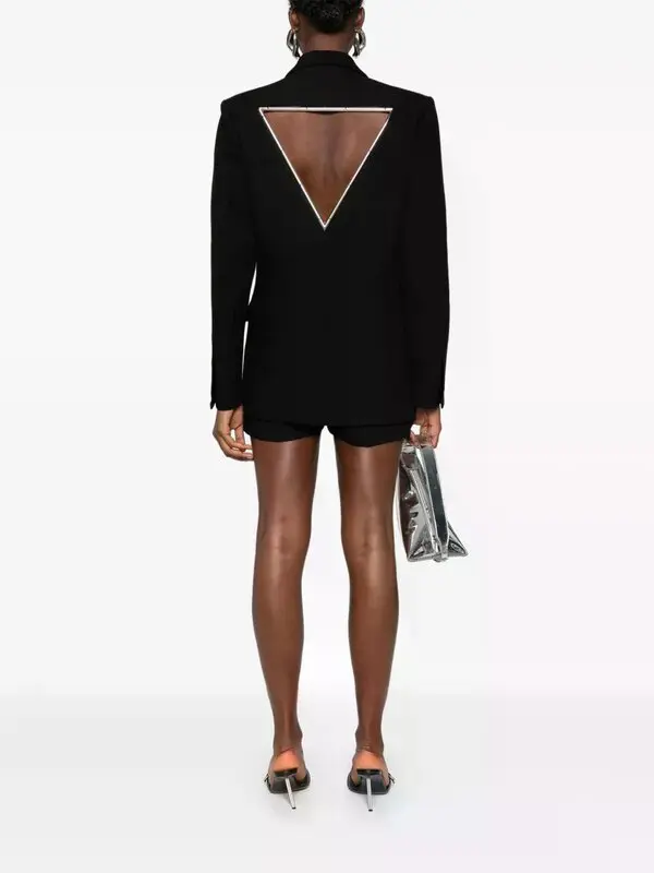 Coperni Triangle-detail Cut-out Blazer