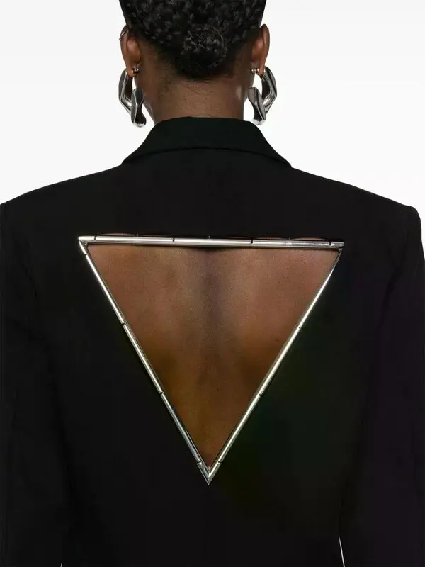 Coperni Triangle-detail Cut-out Blazer