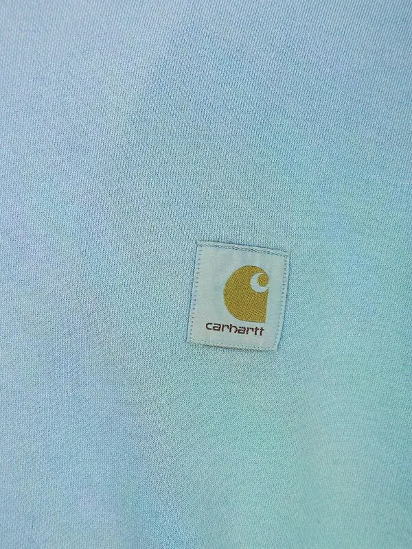 Carhartt Work In Progress Nelson Logo Patch Sweater - Blue