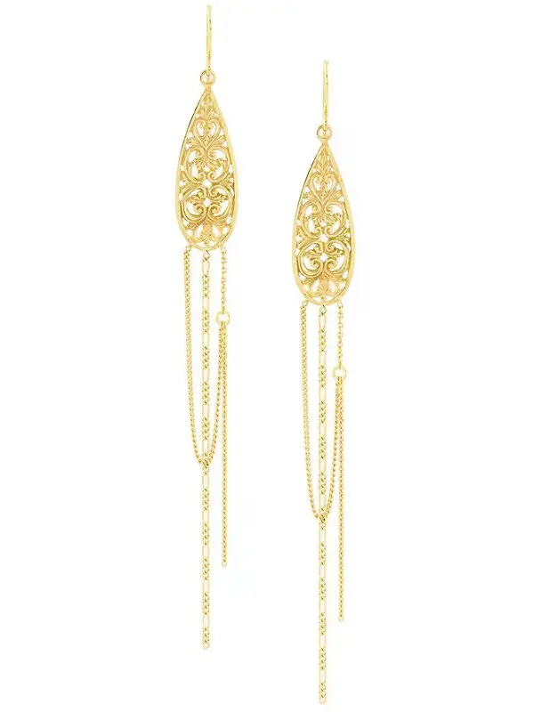 WOUTERS & HENDRIX Filigree Earrings - Metallic