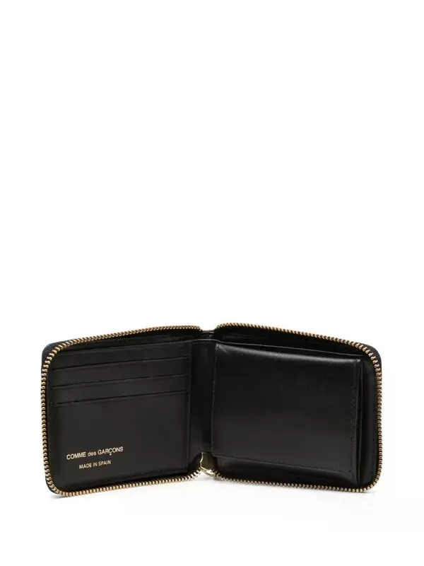 Comme Des Garçons Polka Dot Printed Wallet - Black