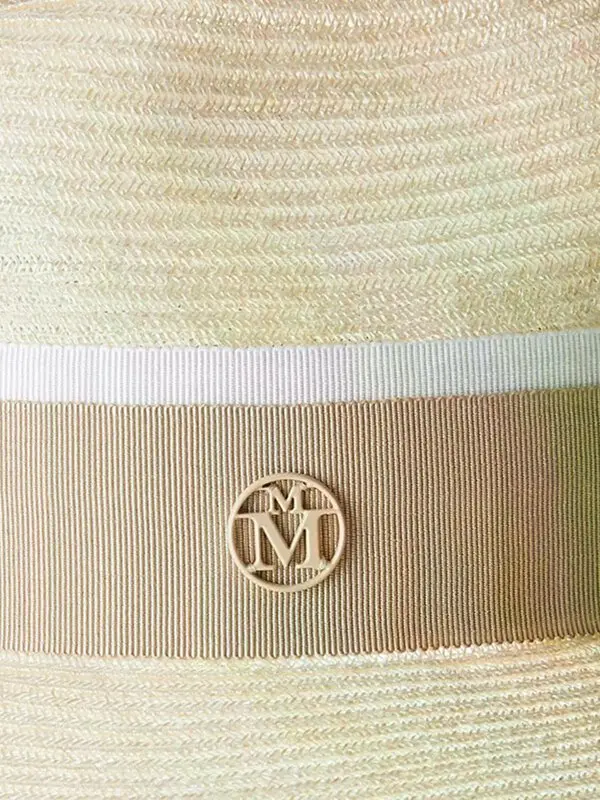 MAISON MICHEL Henrietta Fedora Hat - Neutrals