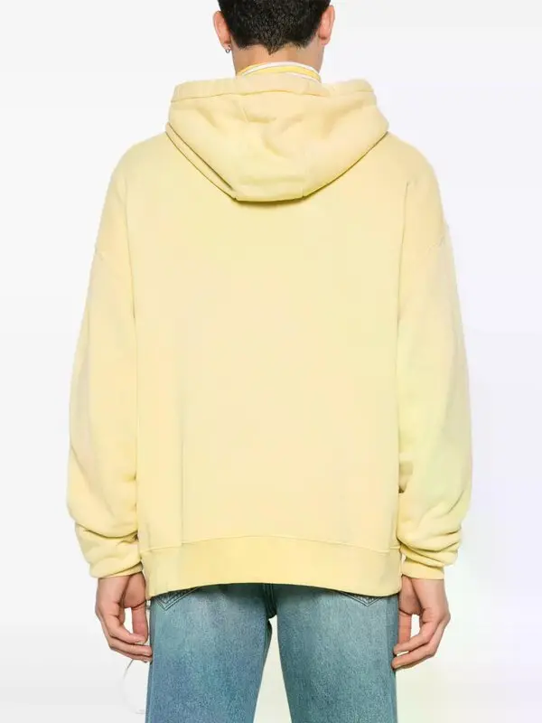BONSAI Logo-print Hoodie - Yellow