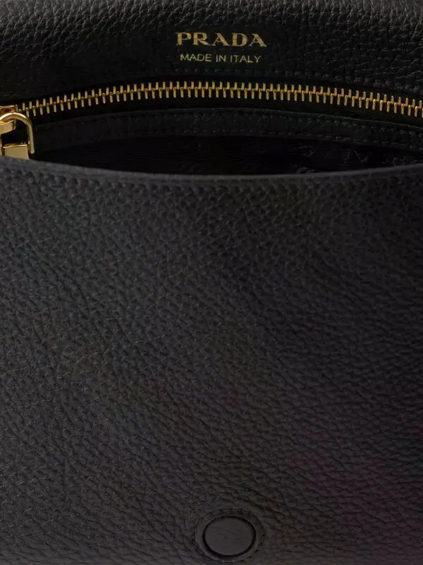 Prada Leather Shoulder Bag - Black