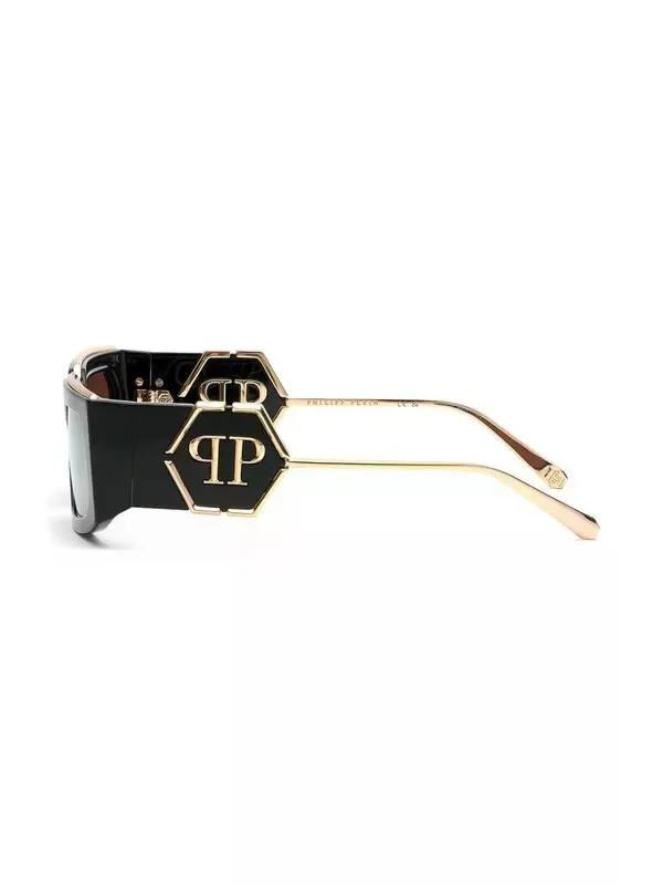 Philipp Plein Rose Venus Rectangle-frame Sunglasses