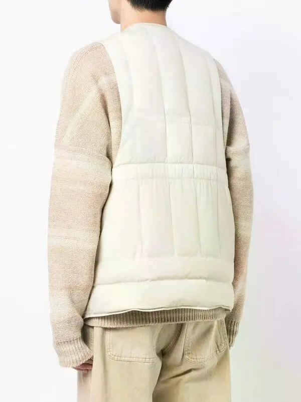Visvim Belted Padded Gilet - White