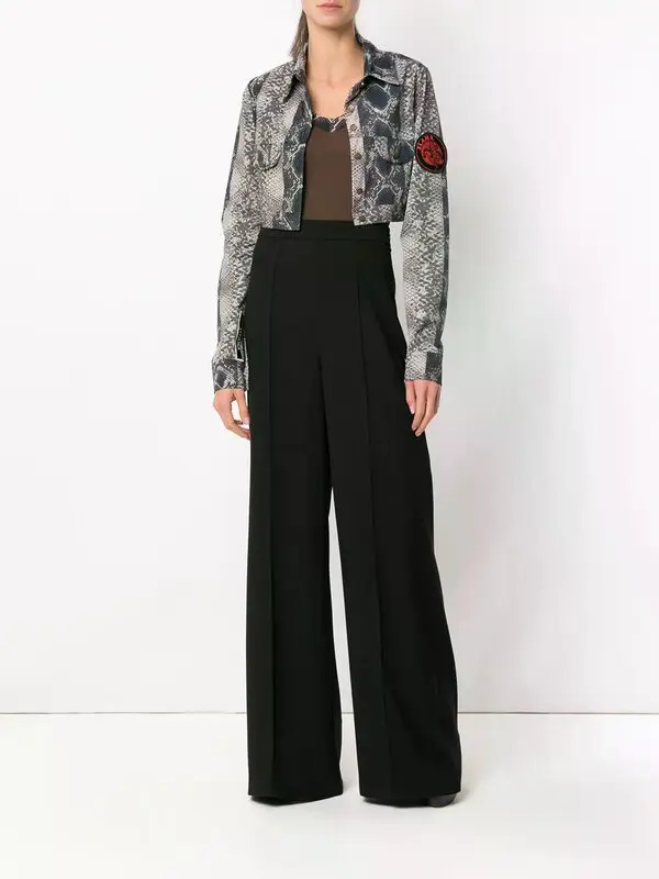 AMIR SLAMA Cropped Printed Jacket