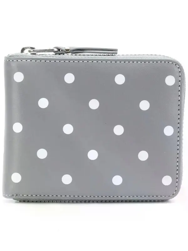 Comme Des Garçons Zip Around Wallet - Grey