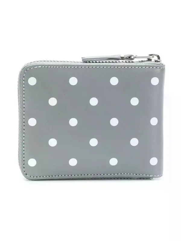 Comme Des Garçons Zip Around Wallet - Grey