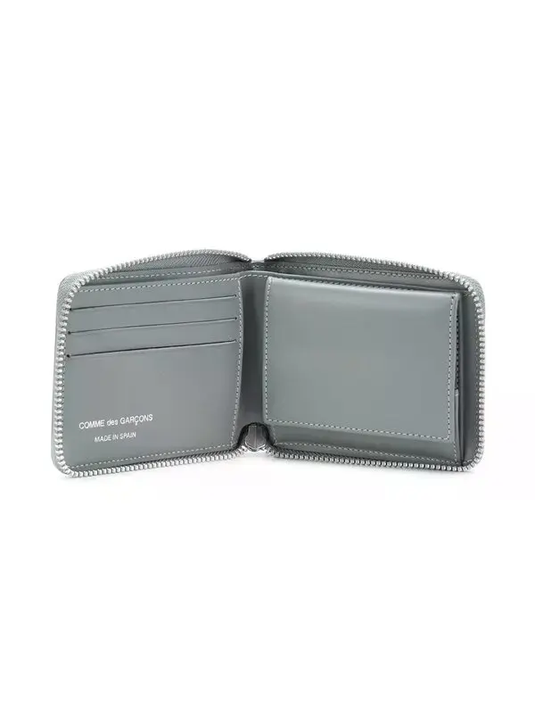 Comme Des Garçons Zip Around Wallet - Grey