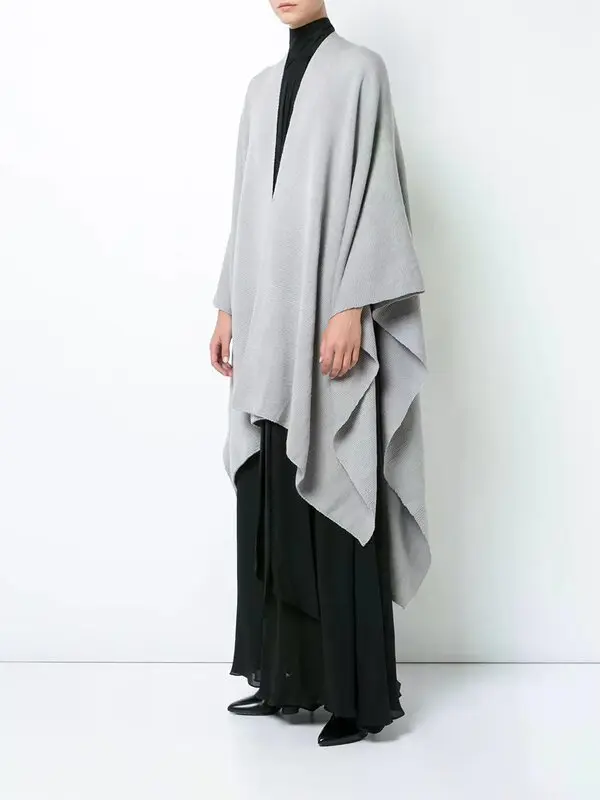 Voz Draped V-neck Cape