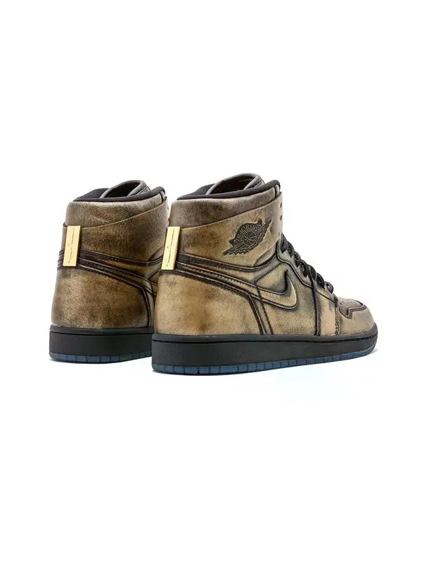JORDAN Air 1 Retro High Wings Sneakers - Metallic