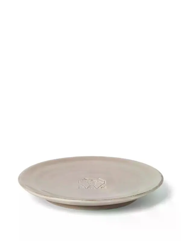 Brunello Cucinelli Logo-engraved Ceramic Plate