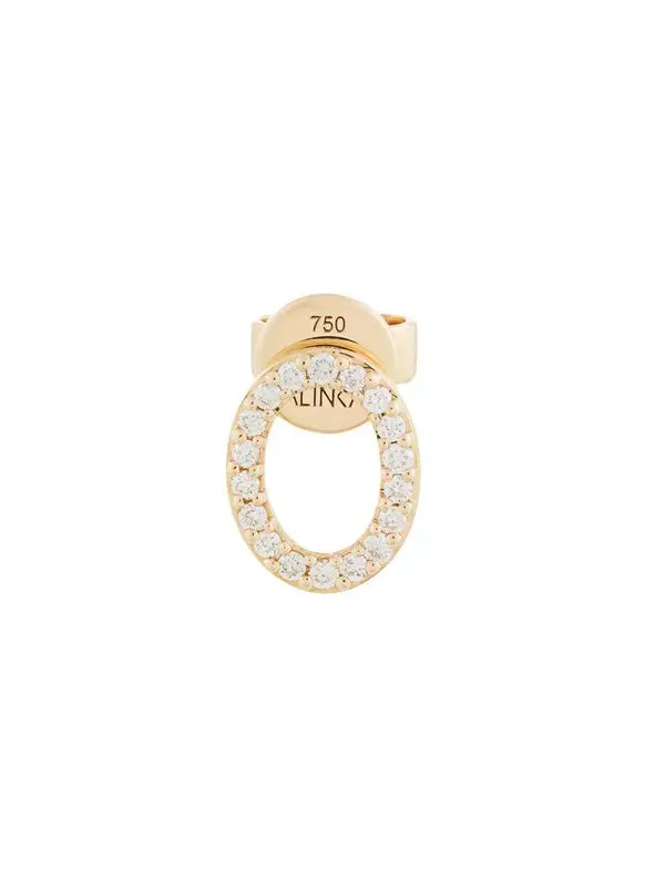 ALINKA 18kt Yellow Cloud Diamond Stud Earring - Gold