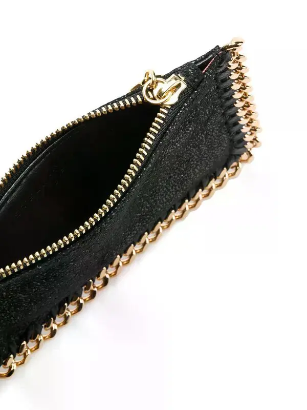 Stella McCartney Falabella Zip Cardholder - Black