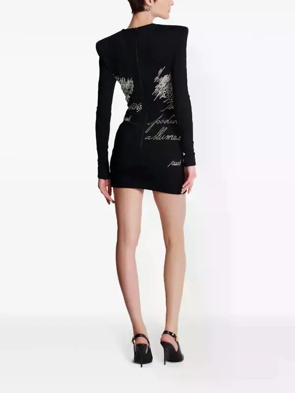 Balmain Embellished Mini Dress