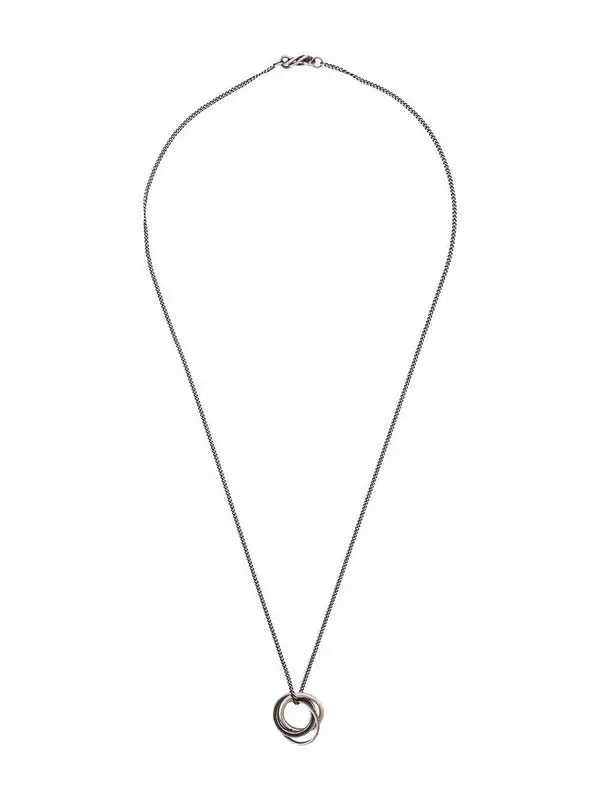 Werkstatt:München Ring Pendant Necklace - Silver