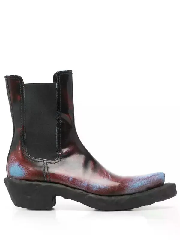 Camper Venga Leather Boots - Black