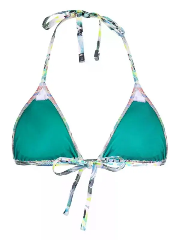 Paul Smith Tropical-print Bikini Top