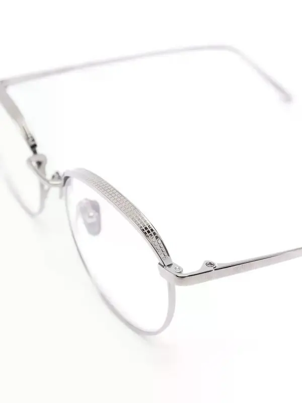 Linda Farrow Marlon Round Frame Eyeglasses
