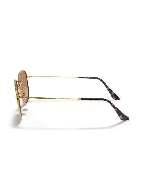 Ray-ban Hexagonal Sunglasses - Gold