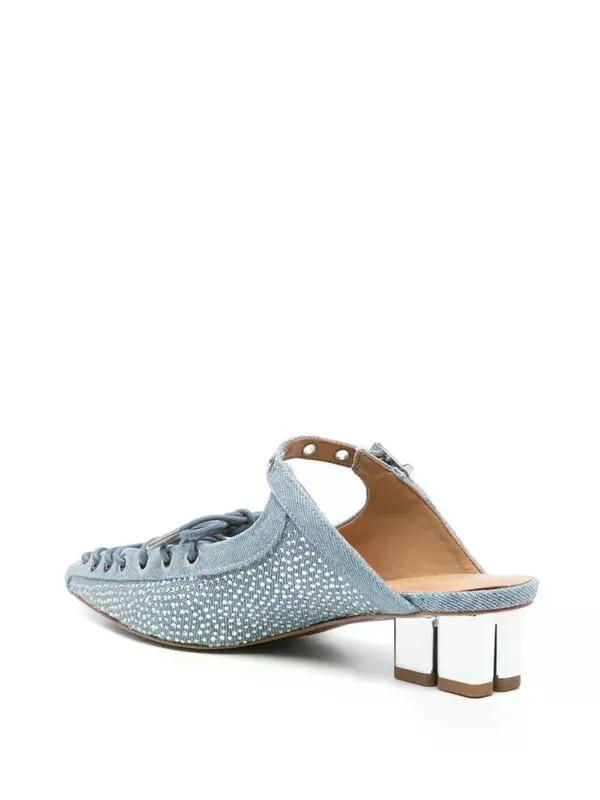 GANNI Oleatex Mules - Blue