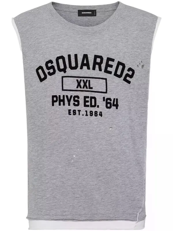 Dsquared2 Logo-print Layered Tank Top