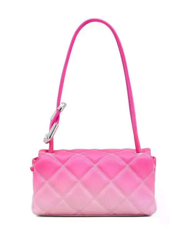 Marc Jacobs The Quilted Ombré Leather Mini Dual Shoulder Bag - Pink