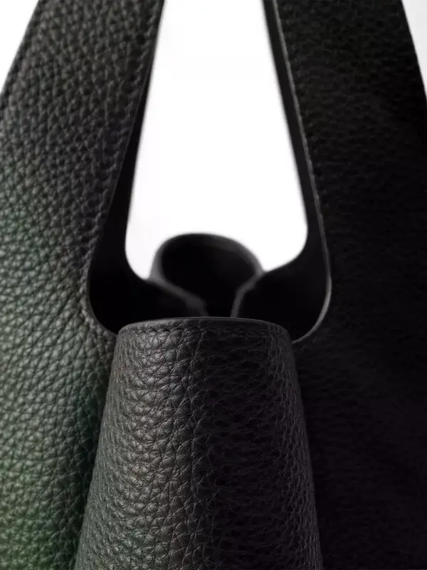 Prada Small Leather Tote - Black