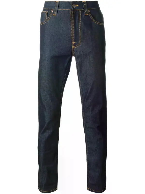 Nudie Jeans Lean Dean Slim Fit Jeans - Blue
