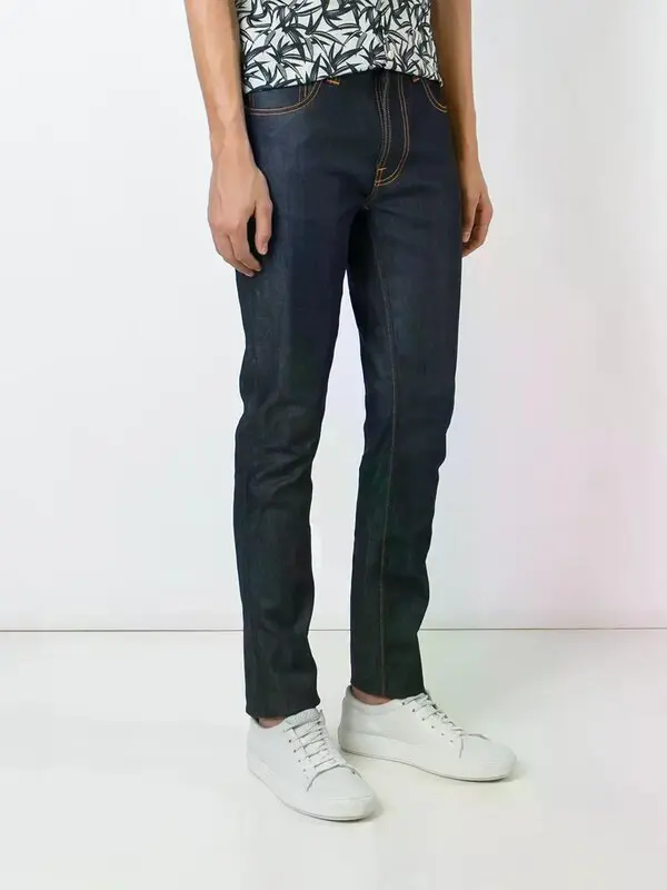 Nudie Jeans Lean Dean Slim Fit Jeans - Blue
