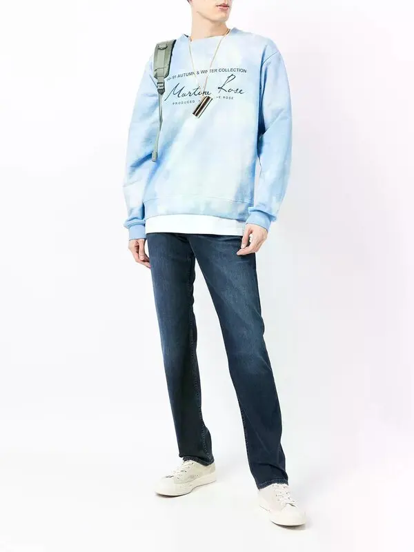7 For All Mankind Straight-leg Cotton Jeans