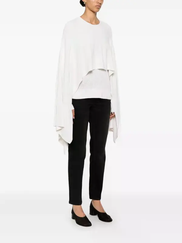 TOTEME Bouclé Cape Sweater