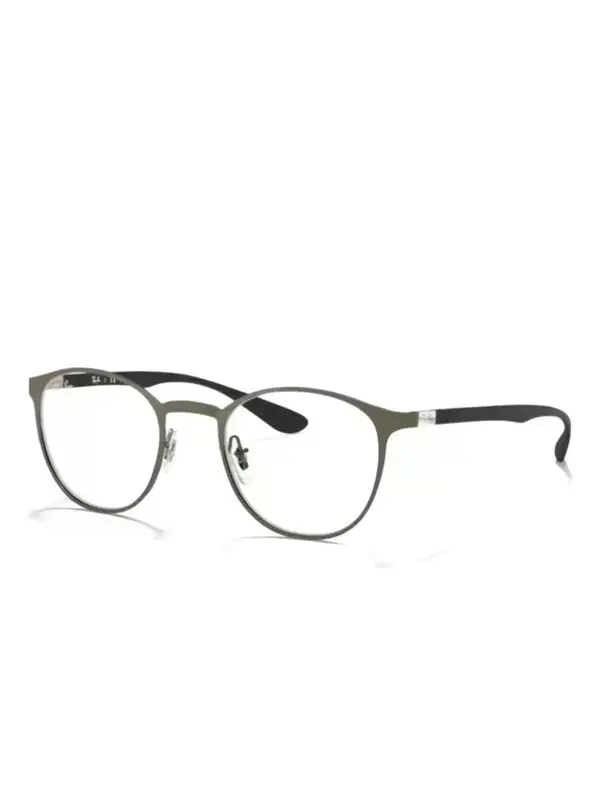 Ray-ban Round-frame Glasses - Silver