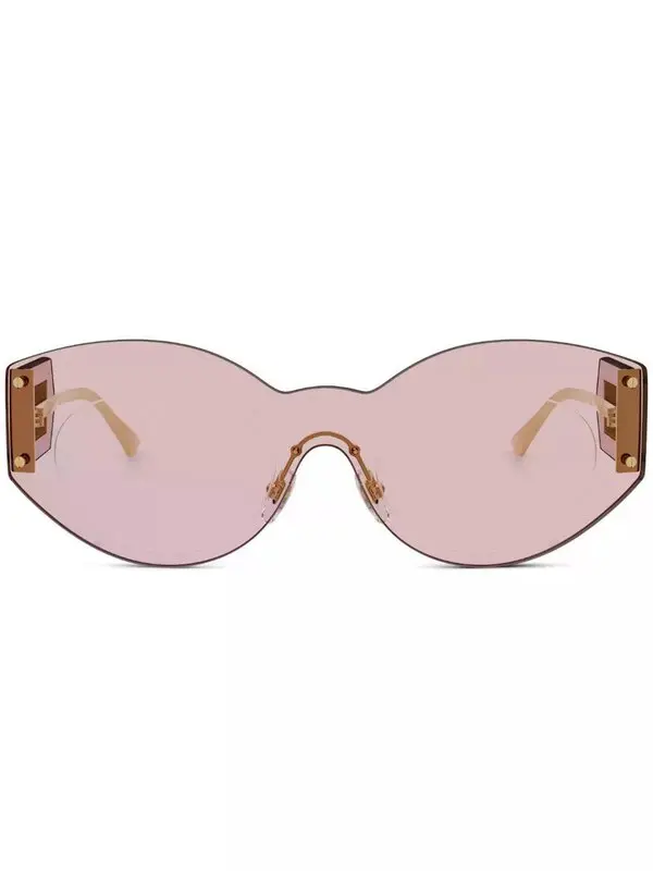 Versace Logo Plaque Glasses - Pink