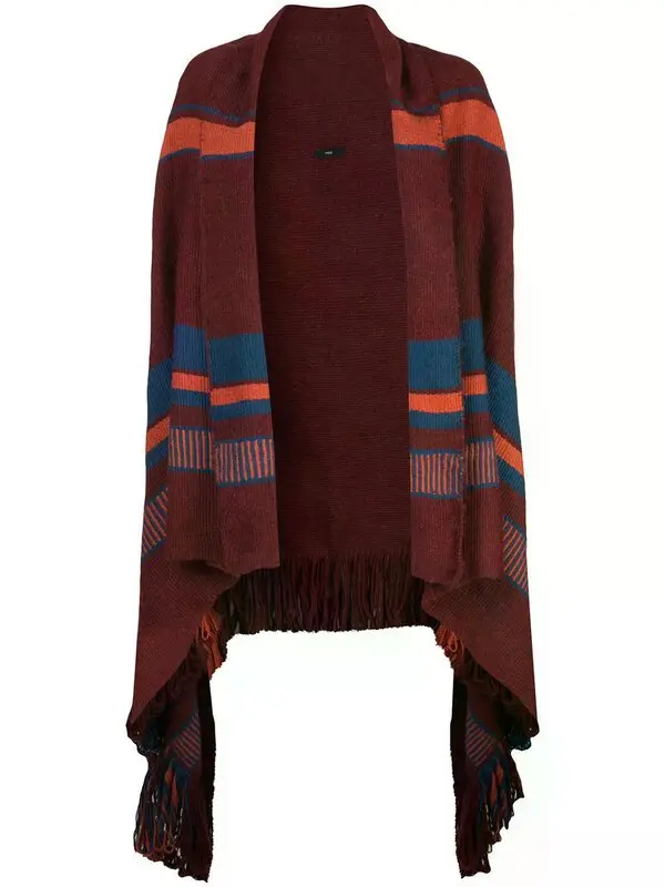 Voz Cascade Alpaca Shawl Wrap - Red