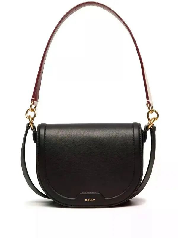 Bally Logo-stamp Leather Shoulder Bag