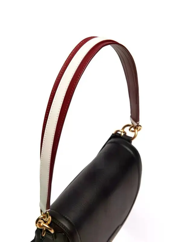 Bally Logo-stamp Leather Shoulder Bag
