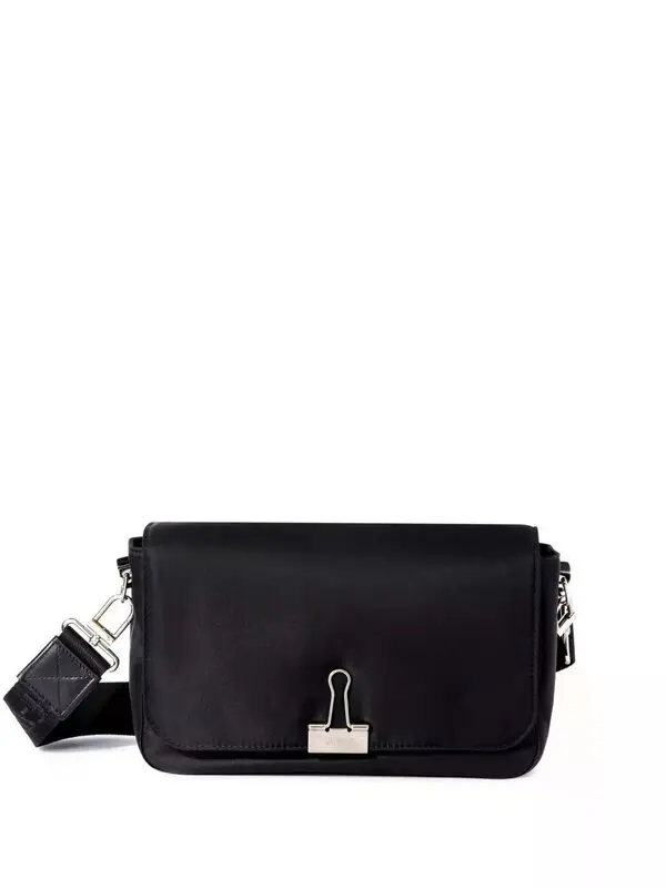 Off-White Soft Binder Shoulder Bag - Black