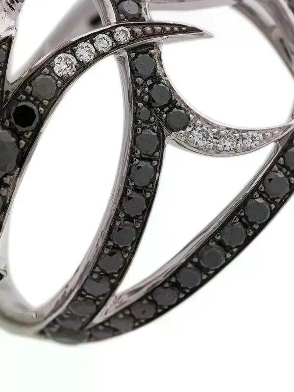 Stephen Webster 18kt Gold And Diamond Embellished Armour Ring