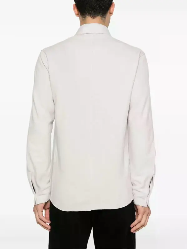 Transit Virgin Wool Button-up Overshirt