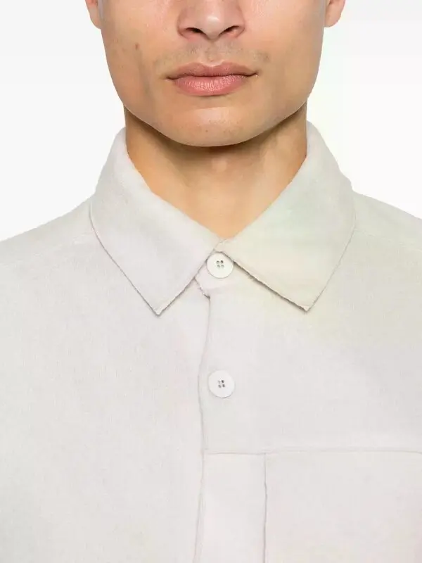 Transit Virgin Wool Button-up Overshirt