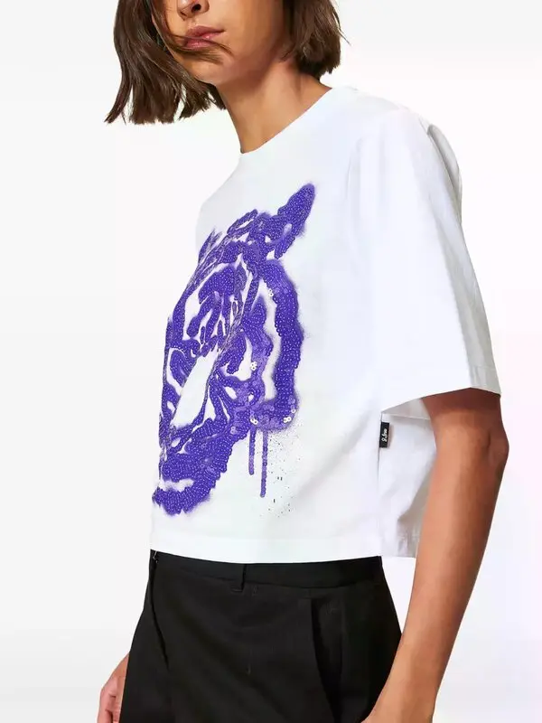 TWINSET T-shirt With Sequin Embellishments