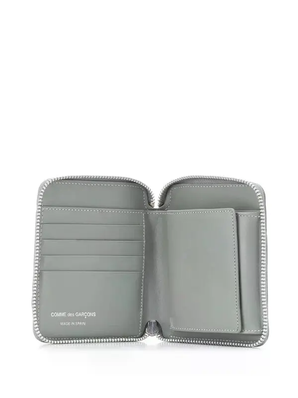 Comme Des Garçons Polka-dot Compact Wallet - Grey