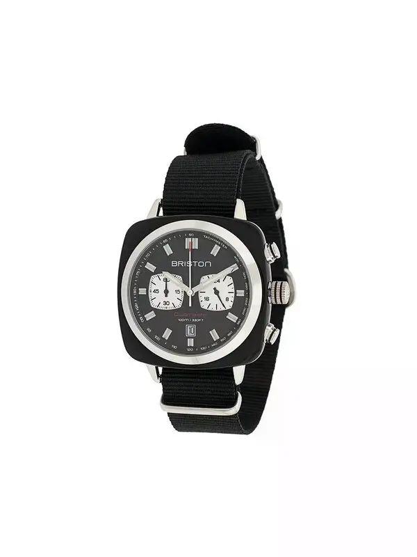 BRISTON Clubmaster Sport Chrono 42mm Watch - Black