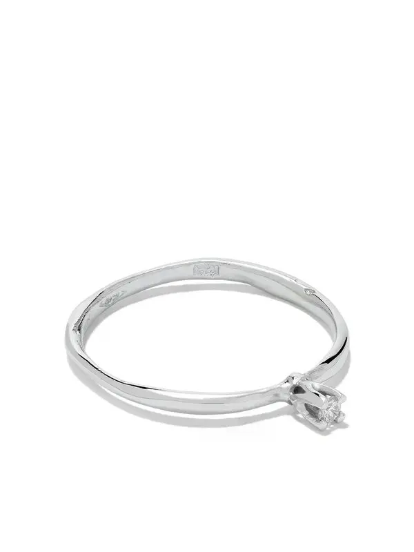 WOUTERS & HENDRIX 18kt White Gold Diamond Ring - Silver
