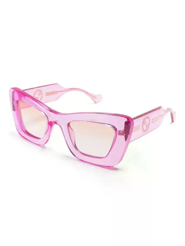 Gucci Cat-eye Frame Sunglasses - Pink