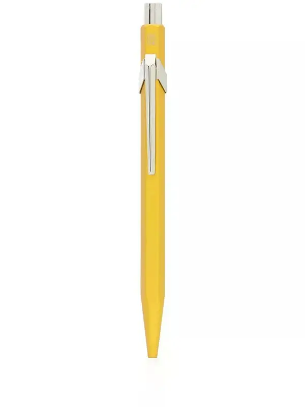 CARAN D'ACHE Logo-engraved Ballpoint Pen - Yellow