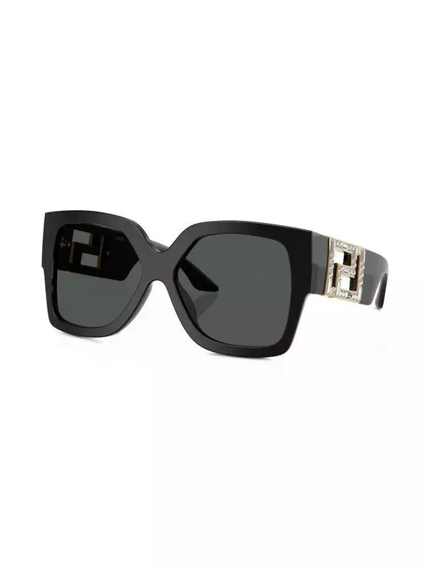 Versace Greca Oversize-frame Sunglasses