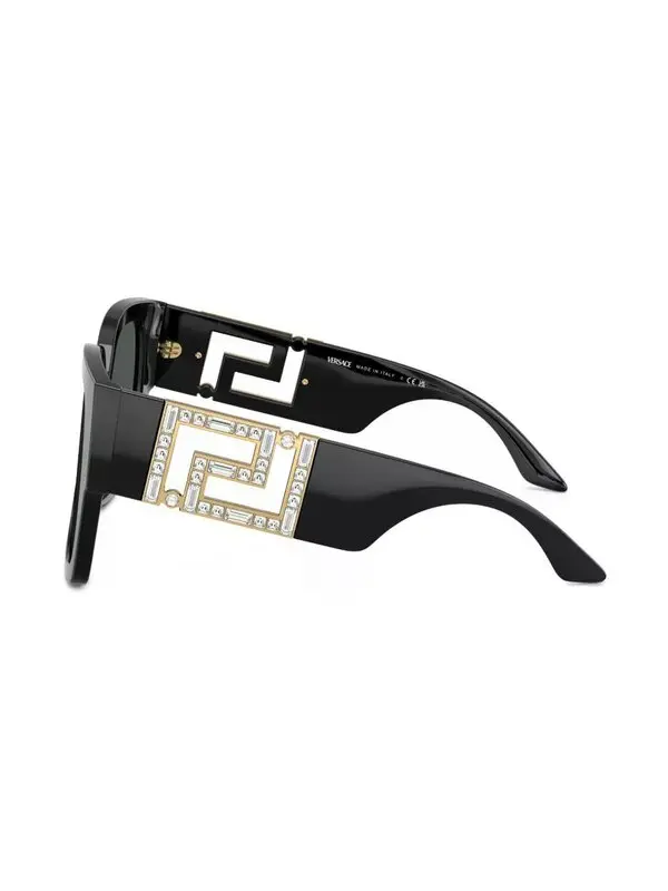 Versace Greca Oversize-frame Sunglasses